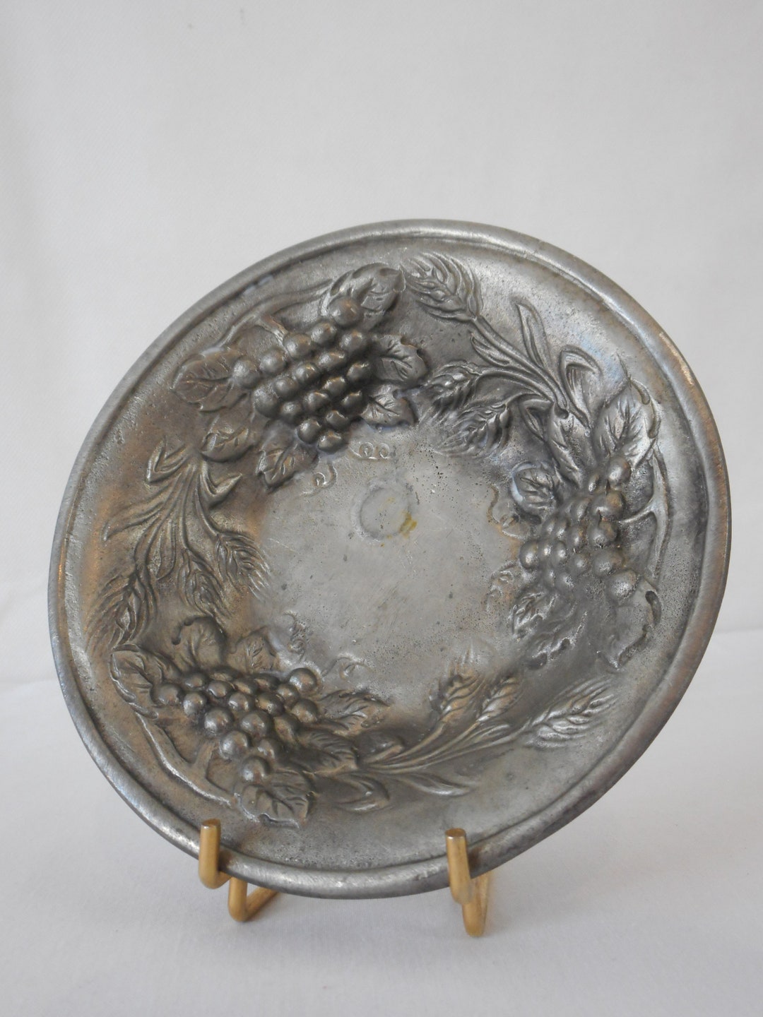 Stunning Vintage French Pewter / Etain Table Ashtray / Bowl - Etsy