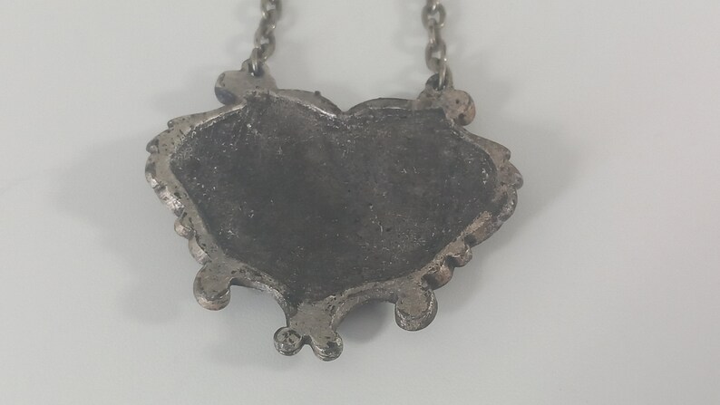 Collectable Vintage French Silver Coloured Metal Bottle Tag / Barware ...