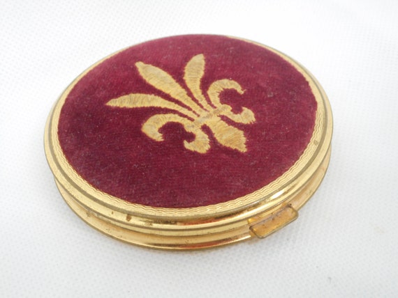 stunning rare vintage French round shaped brass compa… - Gem