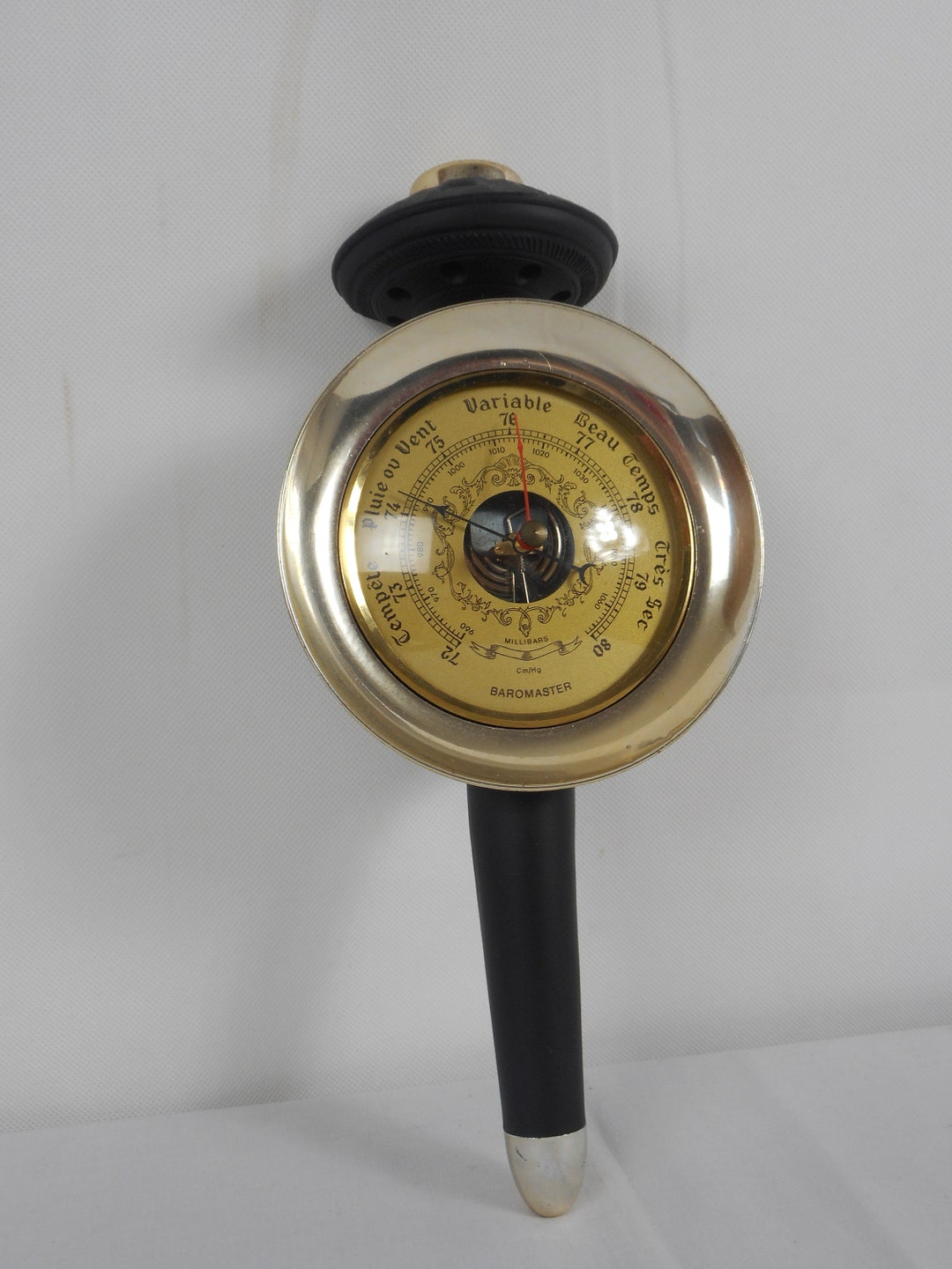 Unique Collectable Vintage French Wall Mountable Barometer Designed as ...