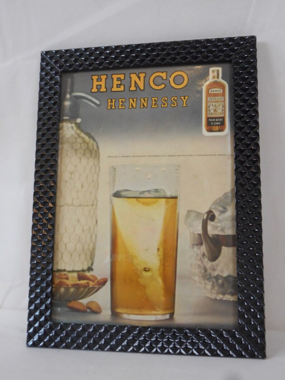 Vintage French Original 1960s Henco Hennessy Cognac Magazine Print ...