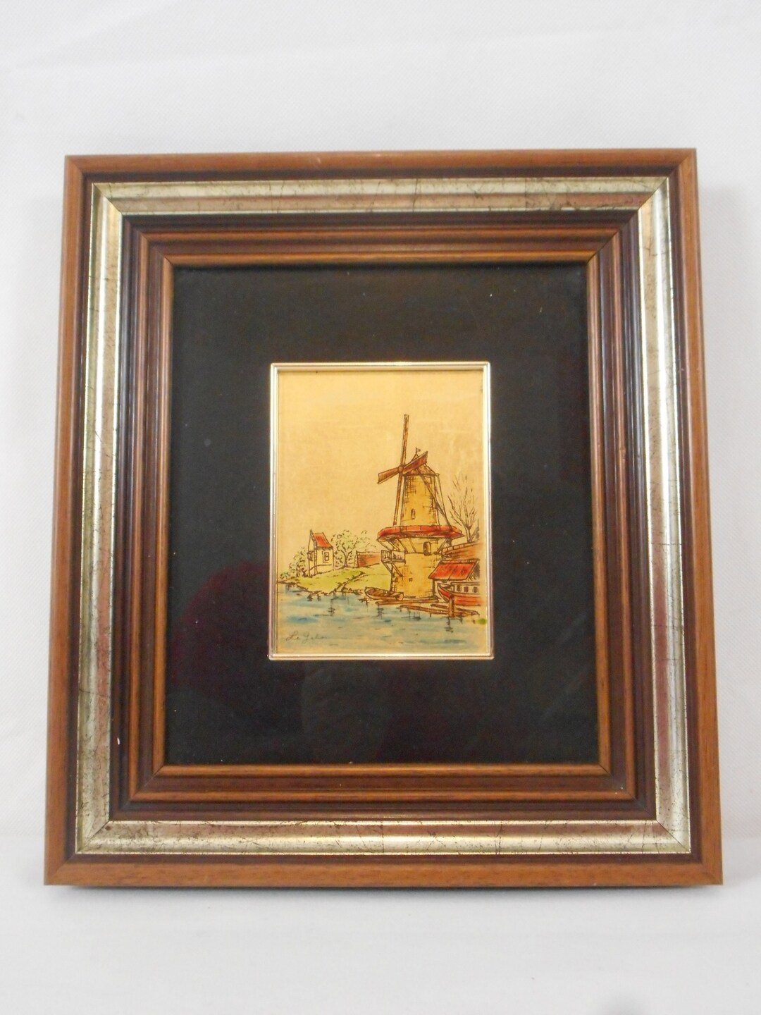 Collectable Vintage French Lithograph Wall Mountable Picture / French ...