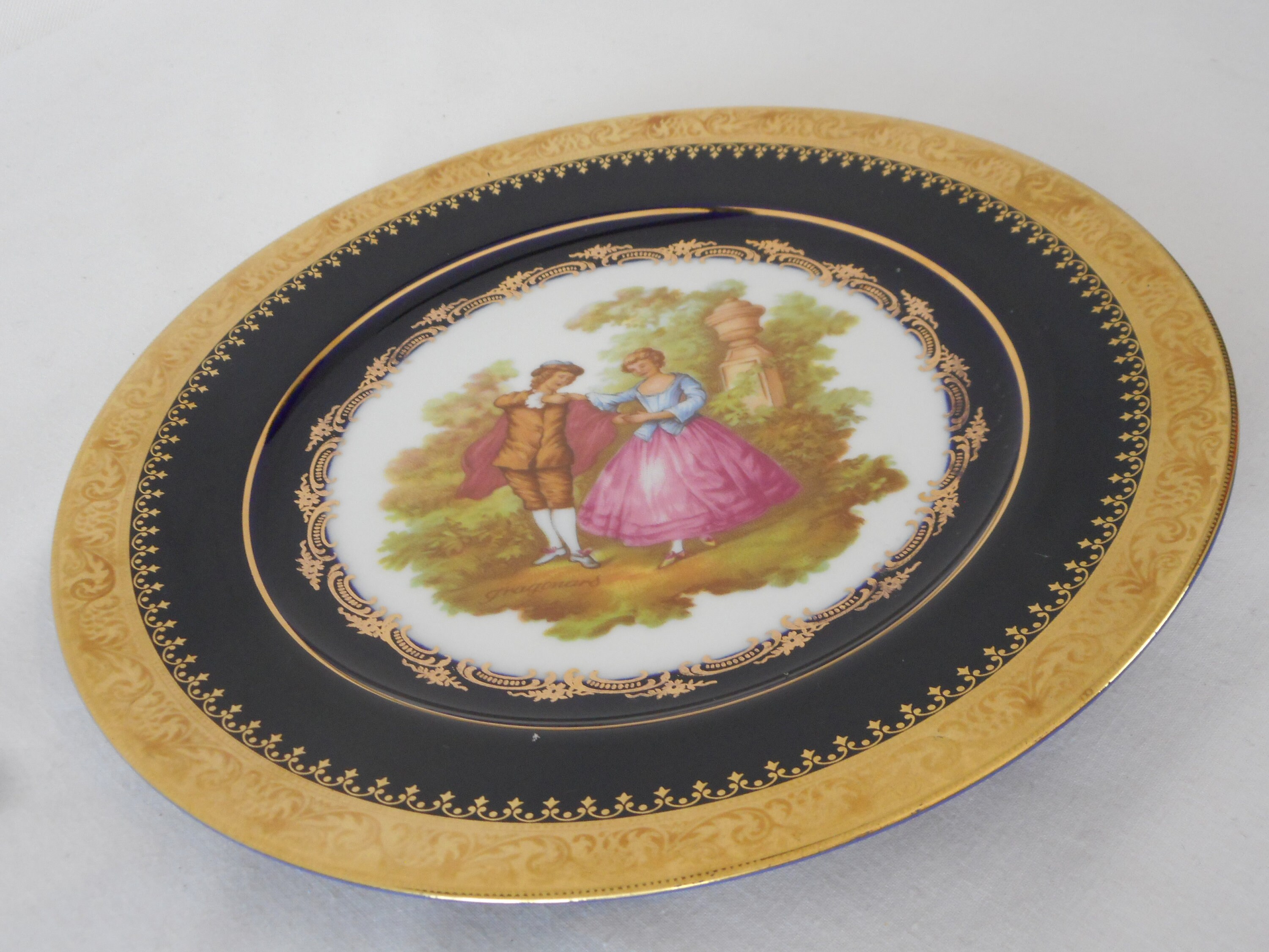 Elegant vintage French Limoges Castel porcelain decorative | Etsy