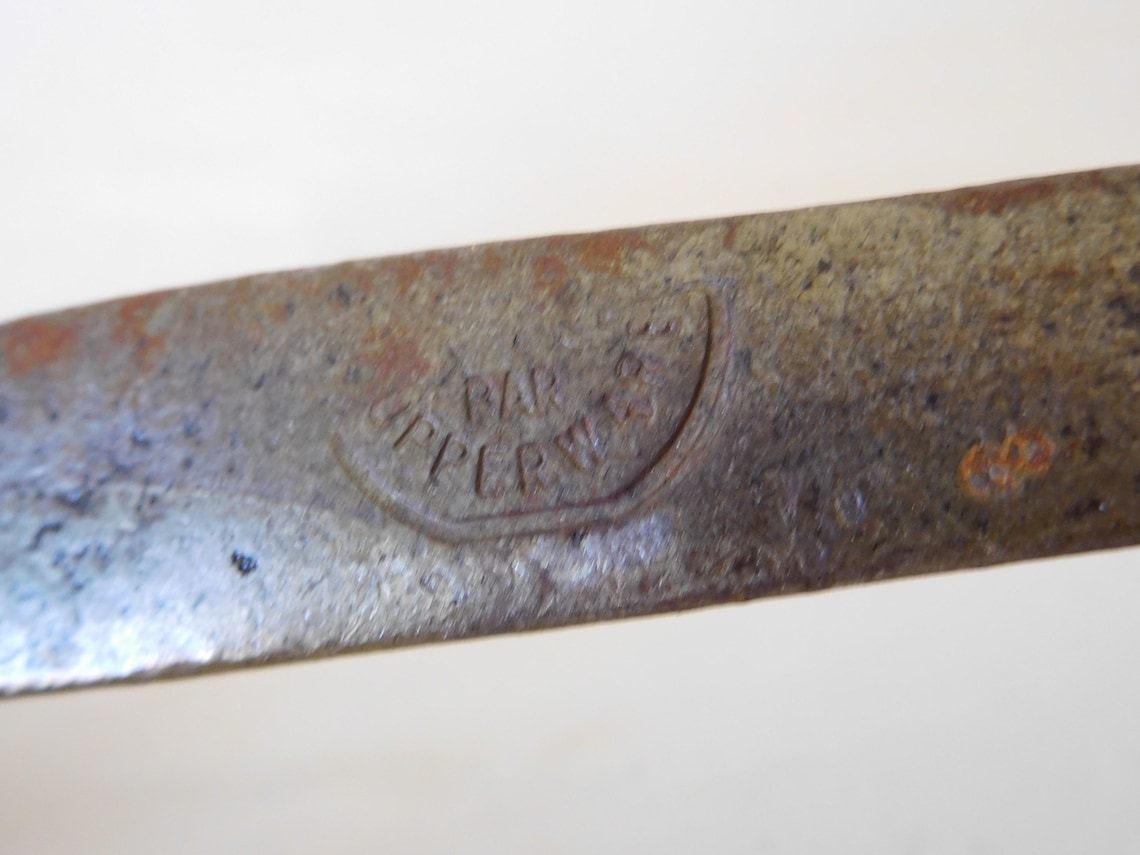 Vintage French Tupperware Copper Frying / Skillet Pan With Iron Handle ...