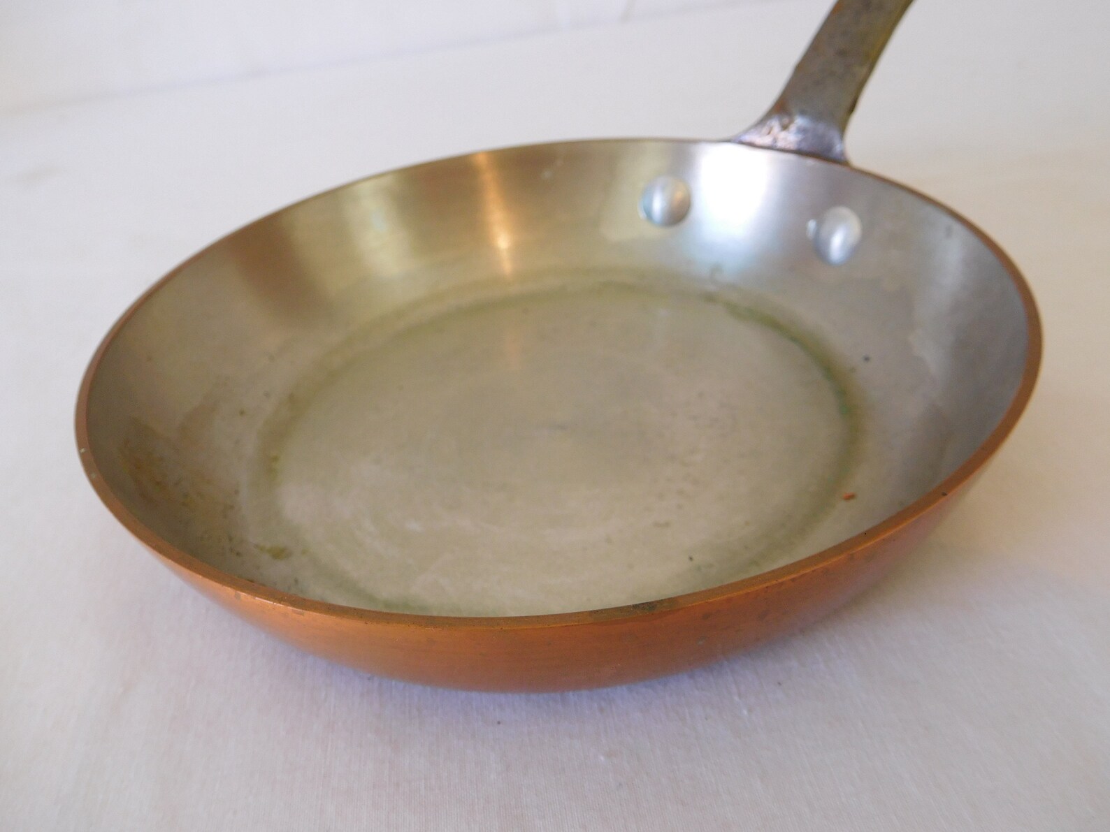 Vintage French Tupperware Copper Frying / Skillet Pan With - Etsy