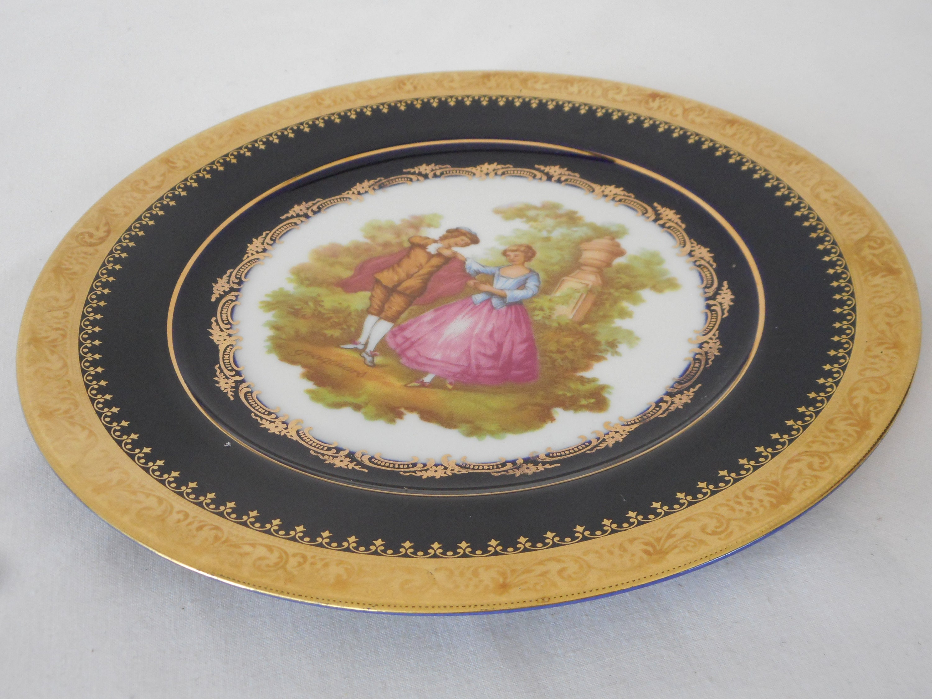 Elegant vintage French Limoges Castel porcelain decorative | Etsy