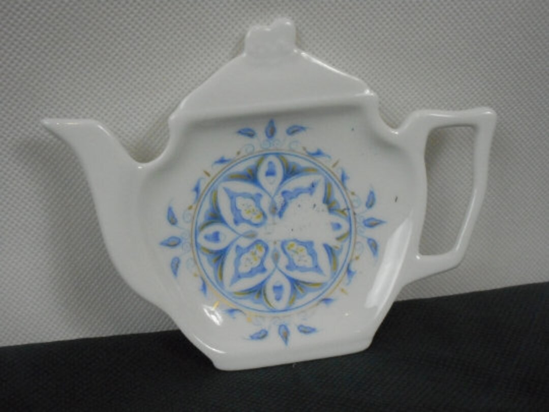 Vintage French Limoges Porcelain Tea Spoon Rest / Kitchen - Etsy