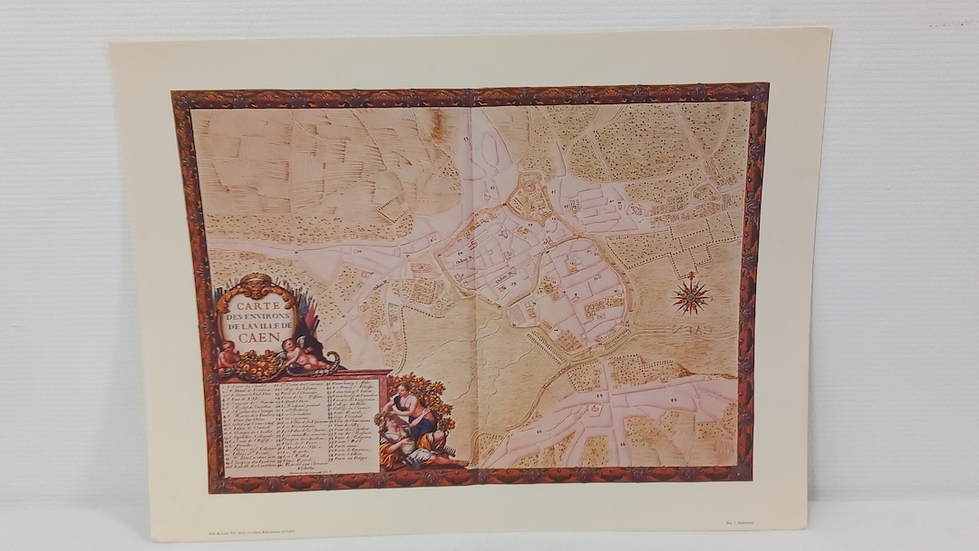 Vintage French Map Print / Picture / Geography / French Décor - Etsy