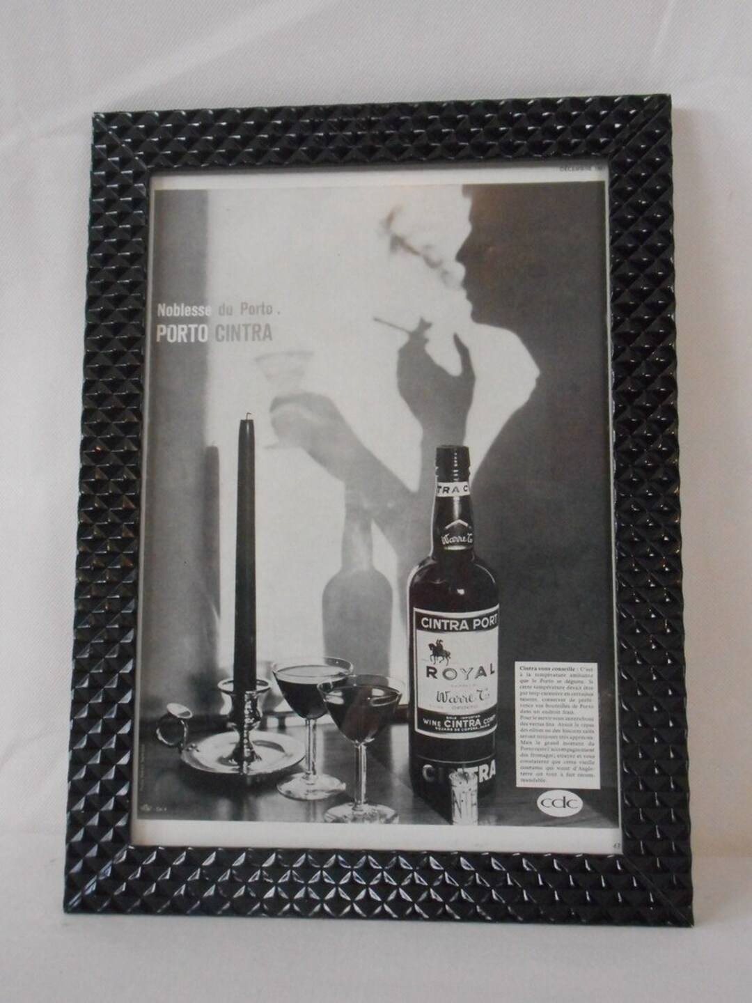 Vintage French Original 1961 Cintra Port Magazine Print / Wall Décor - Etsy