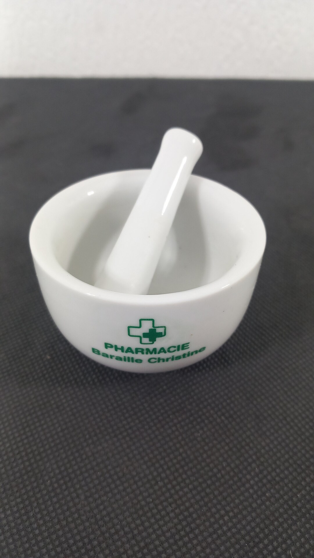 Vintage French Small Ceramic Mortar and Pestle / Kitchen Utensil - Etsy