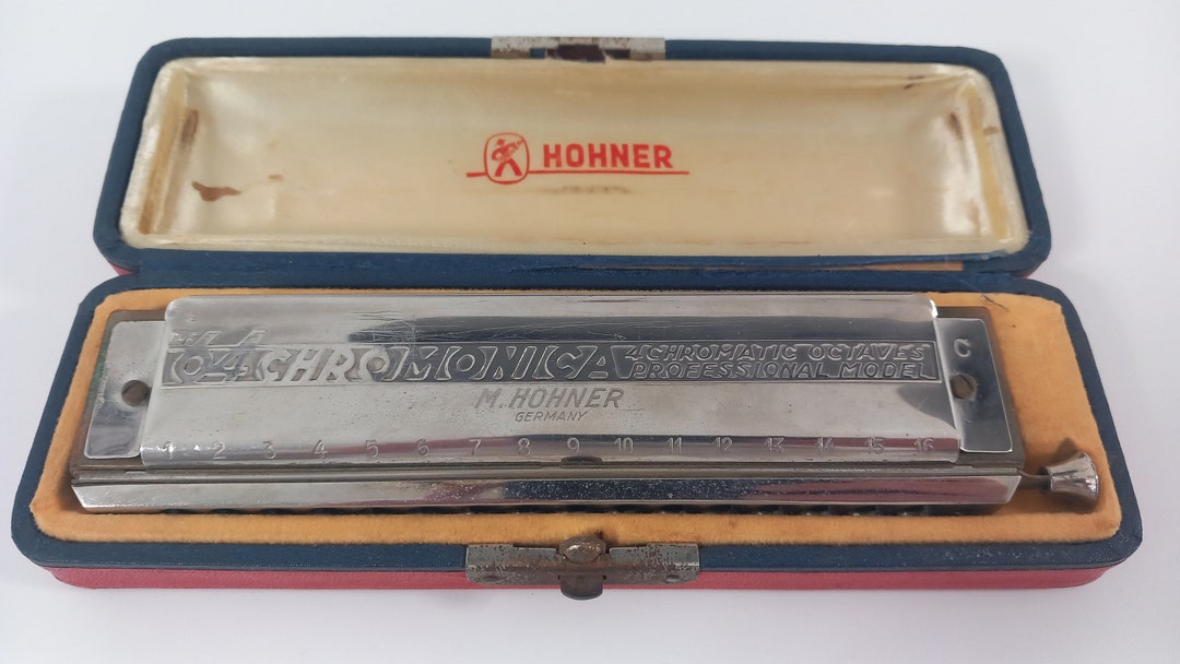 Vintage German Hohner 64 Chromonica Chromatic Professional Model ...