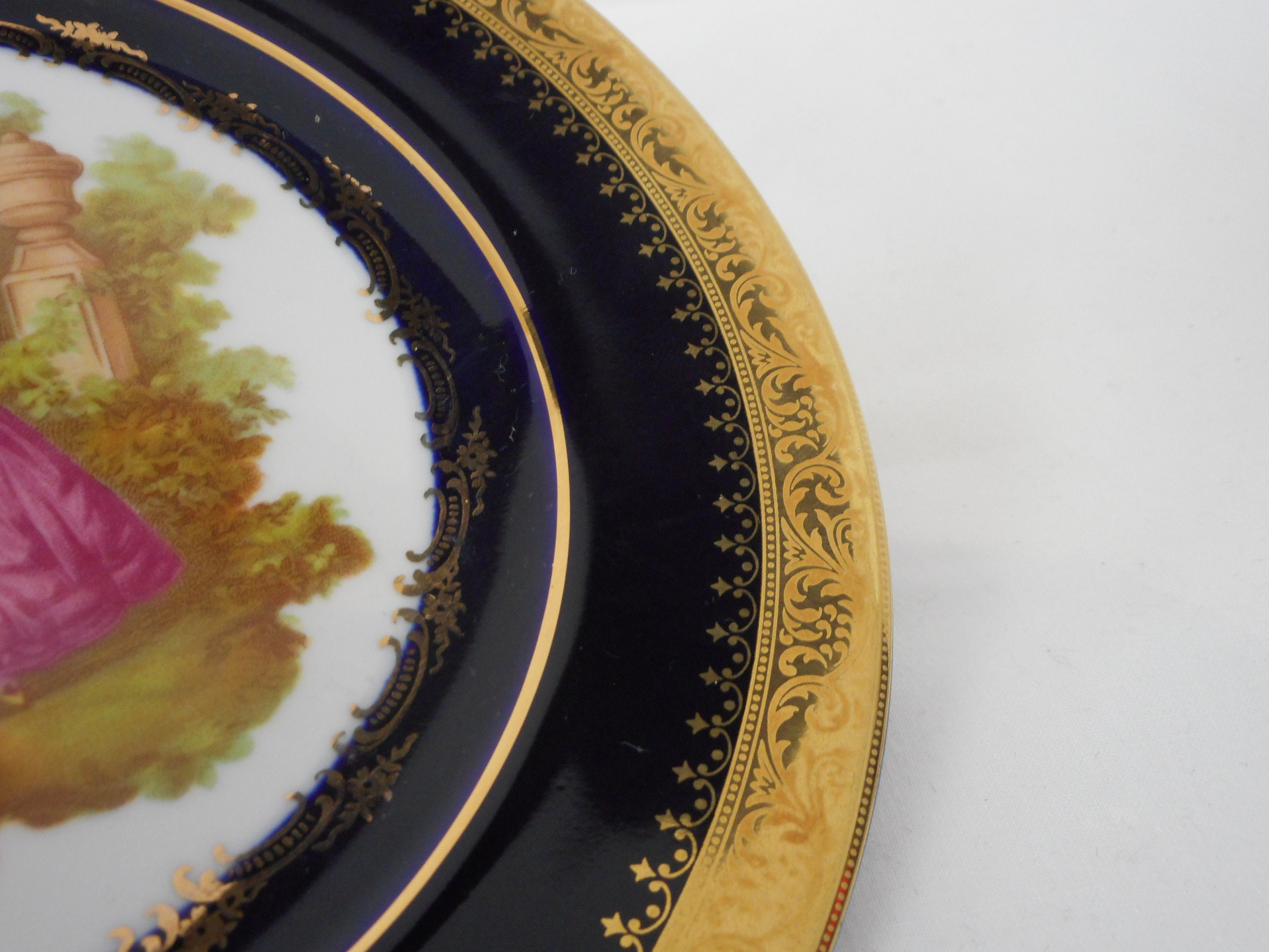 Elegant vintage French Limoges Castel porcelain decorative | Etsy