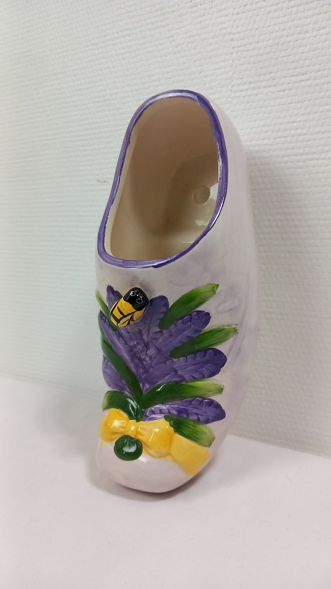 Stunning Vintage French Cicada Wall Mountable Ceramic Shoe Shaped ...