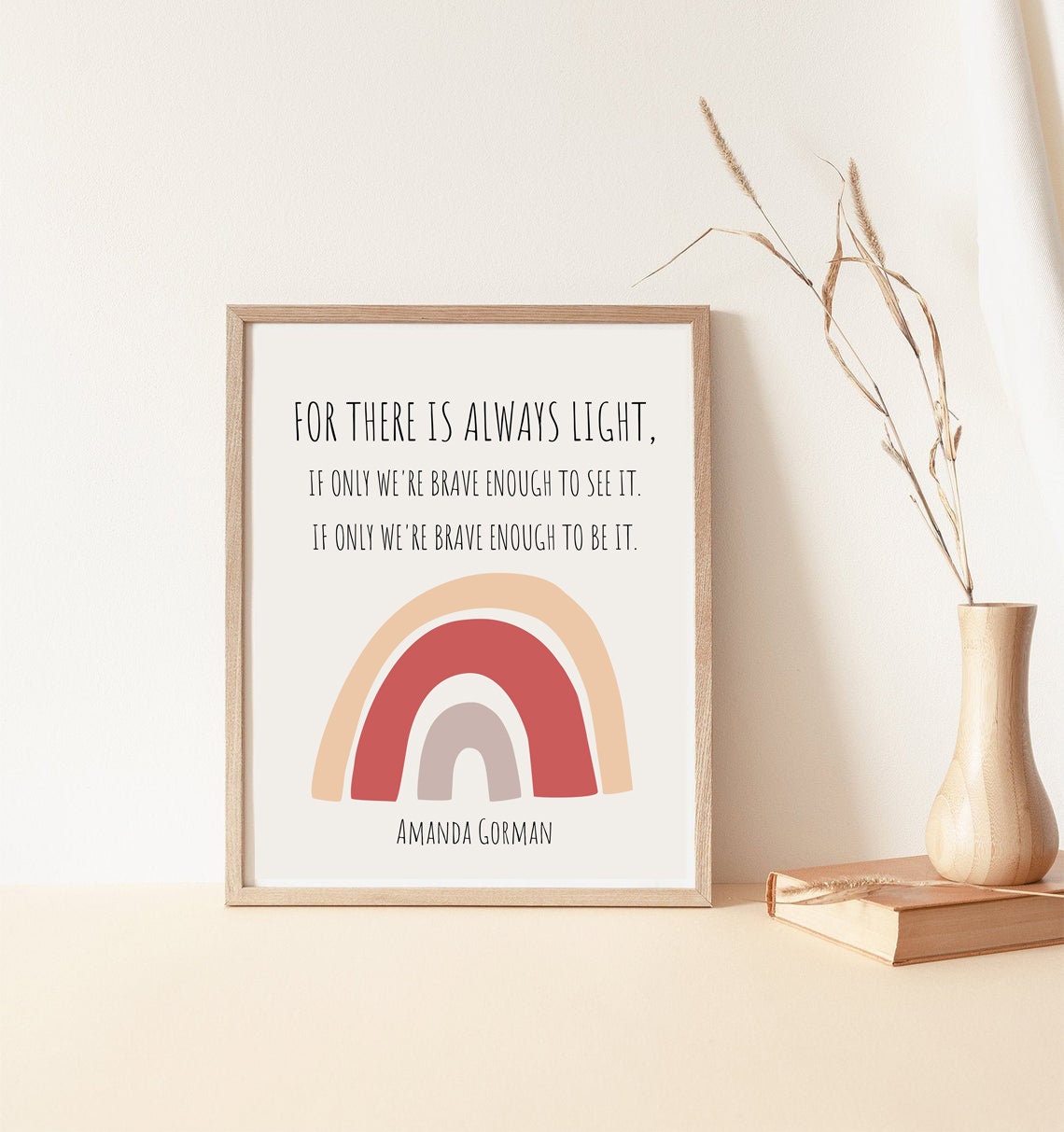 Amanda Gorman Print, Inauguration, Poem, Poster the Hill We Climb ...