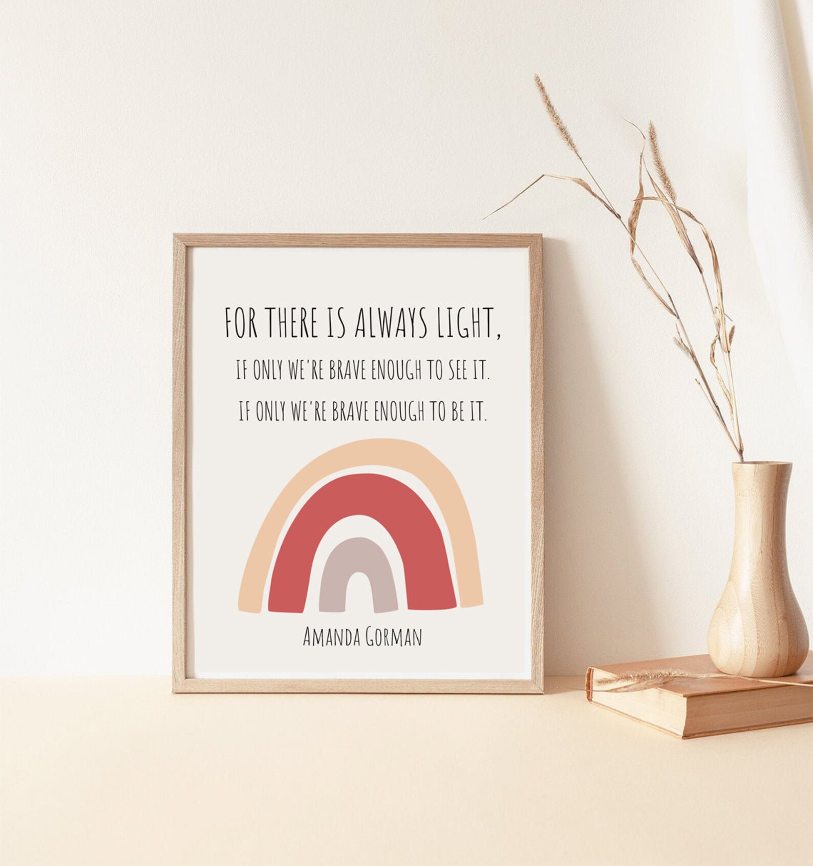 Amanda Gorman Print, Inauguration, Poem, Poster the Hill We Climb ...