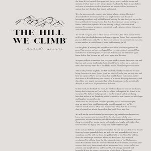 Amanda Gorman Print, Digital Download, Inauguration, Poem, Poster the ...