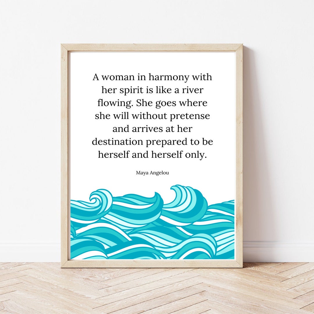 Maya Angelou, Inspirational, International Womans Day, Dorm Room Poster ...