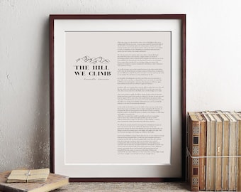 Amanda Gorman Print Digital Download Inauguration Poem | Etsy