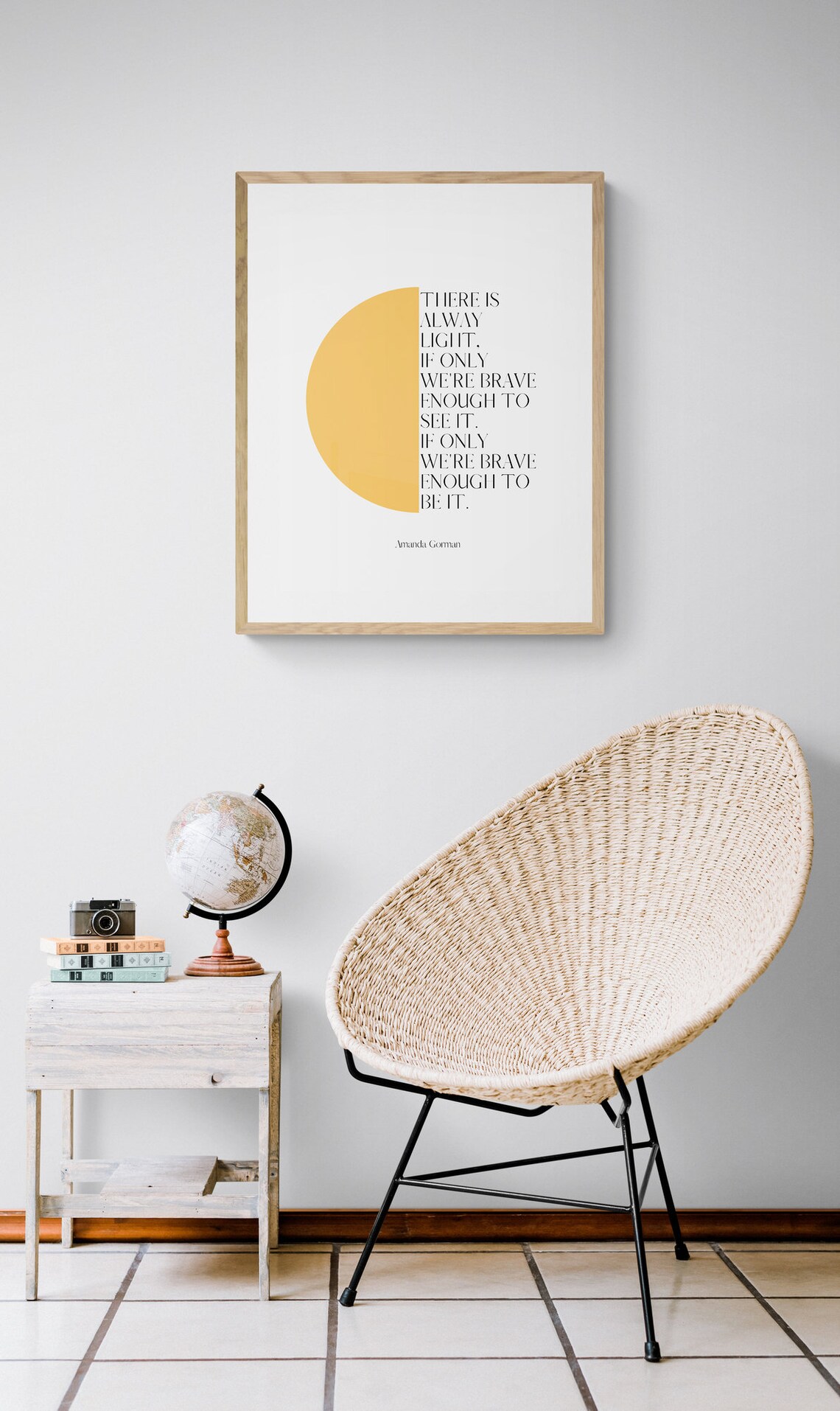 There is Always Light Amanda Gorman Poem Print Poster Brave - Etsy