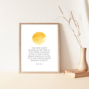 There is Always Light Amanda Gorman Poem Poster, Inspirational, Poetry ...