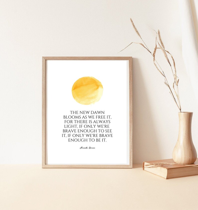 There is Always Light Amanda Gorman Poem Poster, Inspirational, Poetry ...