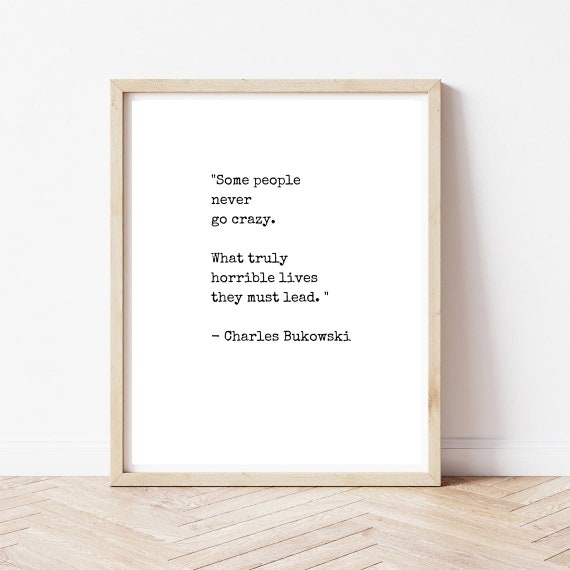 Charles Bukowski Famous Poems