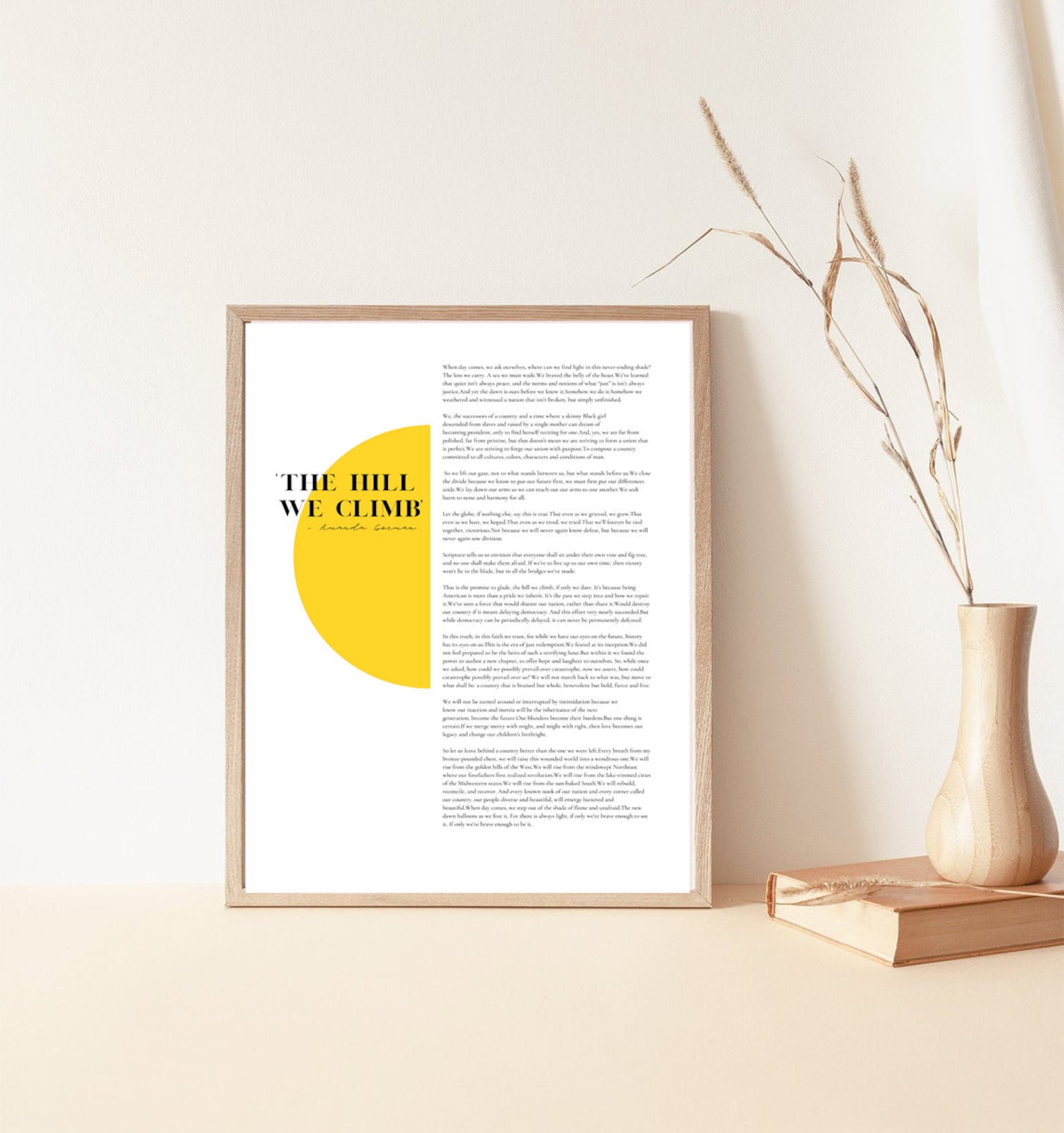 There is Always Light Amanda Gorman Poem Print Poster, Brave ...