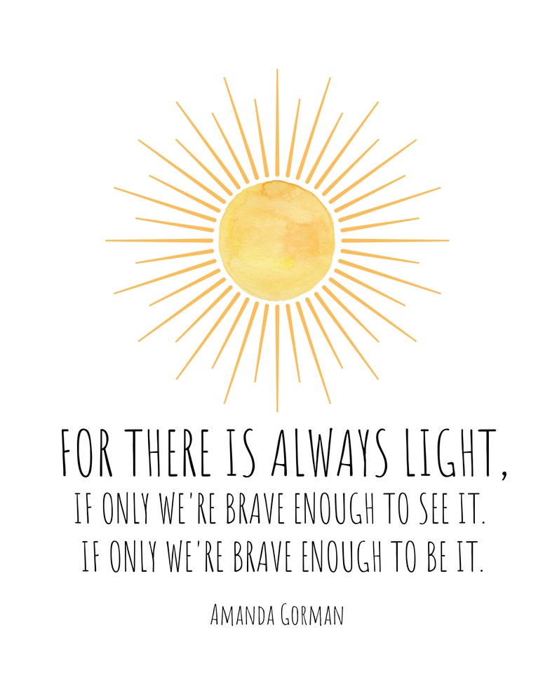 Amanda Gorman Print Digital Download Inauguration Poem - Etsy