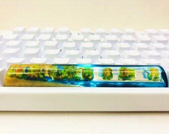 SA Resin Keycap Hawaii Beach Hawaiian Beaches Handmade Artisan | Etsy