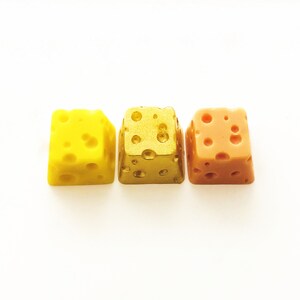 Cheese Resin Keycap Handmade Artisan Key Cap R4 OEM Keycaps for Cherry ...