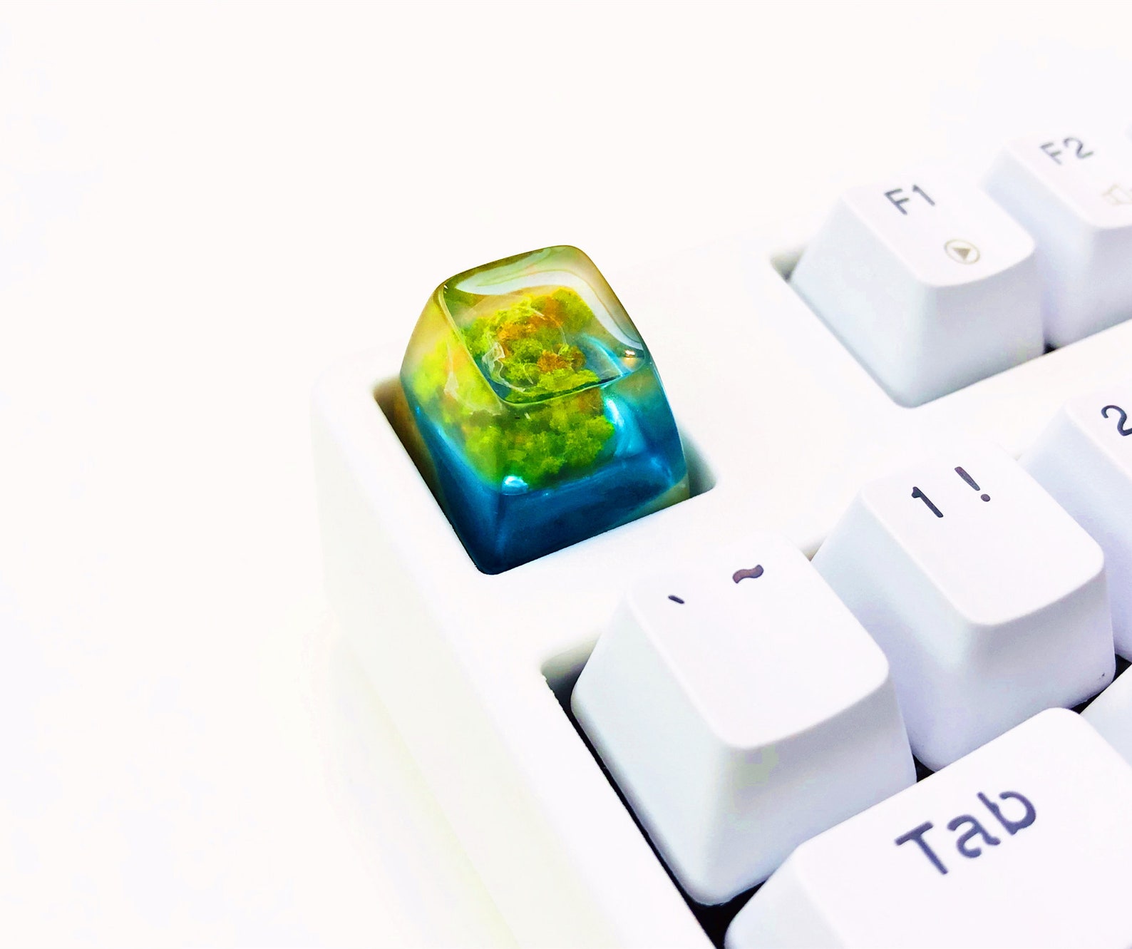 SA Resin Keycap Hawaii Beach Hawaiian Beaches Handmade Artisan | Etsy