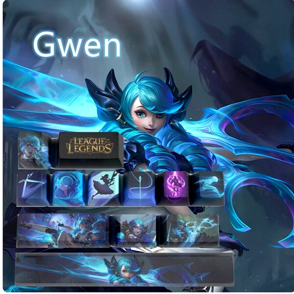 Gwen League of Legends Keycaps - Etsy