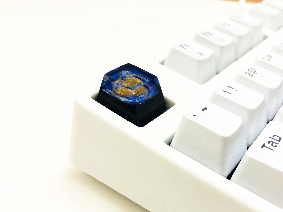 Starry Night Resin Keycap Universe Galaxy R4 OEM Handmade | Etsy