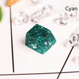 Handmade Resin Backlit Keycap Silver Foil R4 OEM Jewel Style Keycaps ...