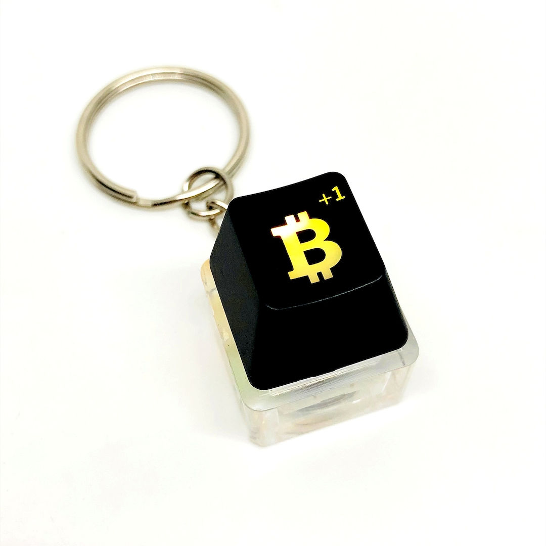 BTC 1 Bitcoin Switch Tester, Multi-colors Light Keychain, Pray for ...