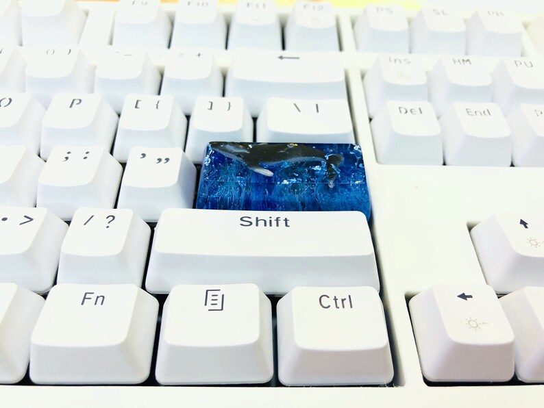 SA 2.25X Enter Left Shift Keycap 52 Hertz Whale Handmade Whale | Etsy