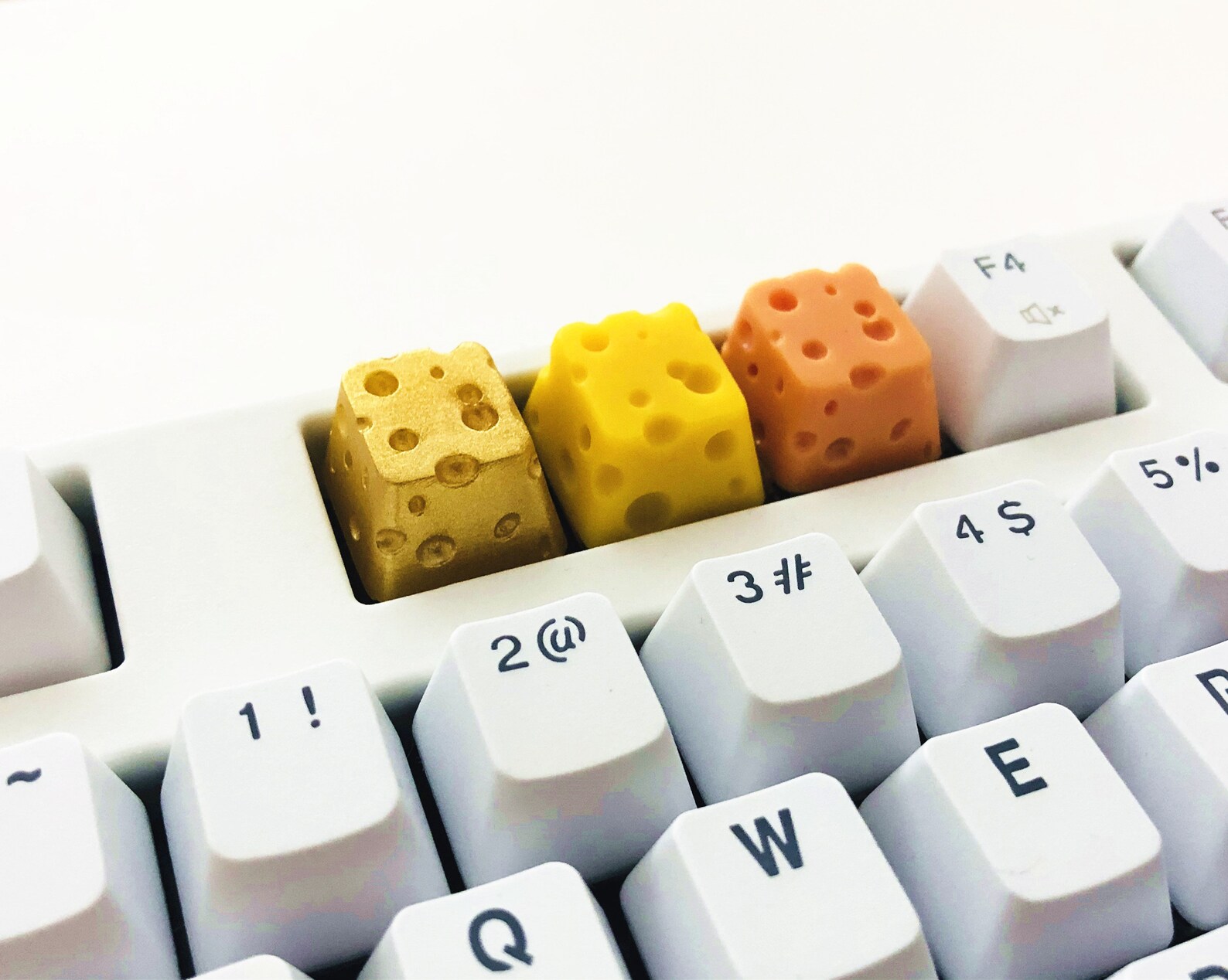 Cheese Resin Keycap Handmade Artisan Key Cap R4 OEM Keycaps | Etsy