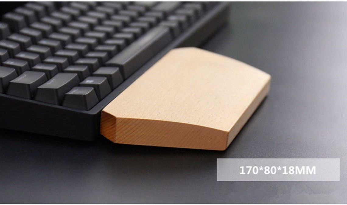 Single Hand Wooden Wrist Rest Pad Walnut Beech Wood Solid Wood - Etsy