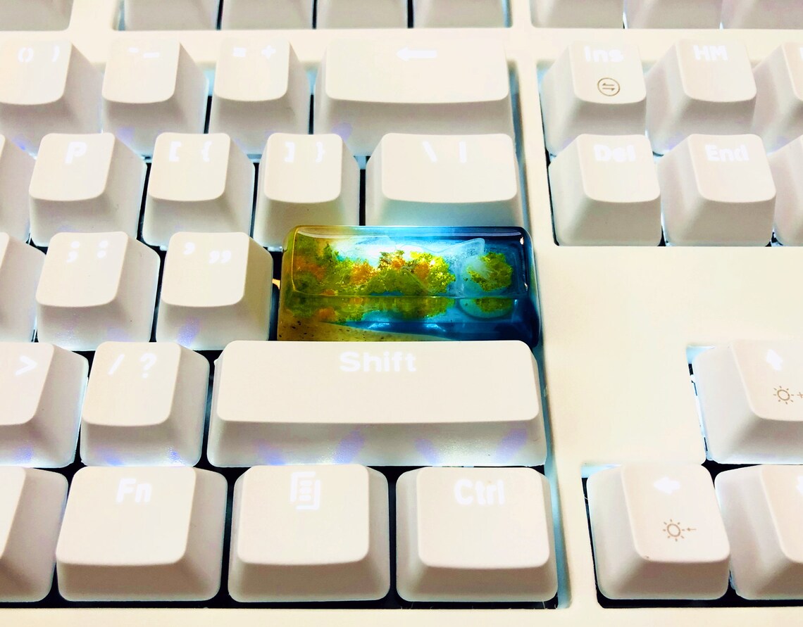 SA Resin Keycap Hawaii Beach Hawaiian Beaches Handmade Artisan | Etsy