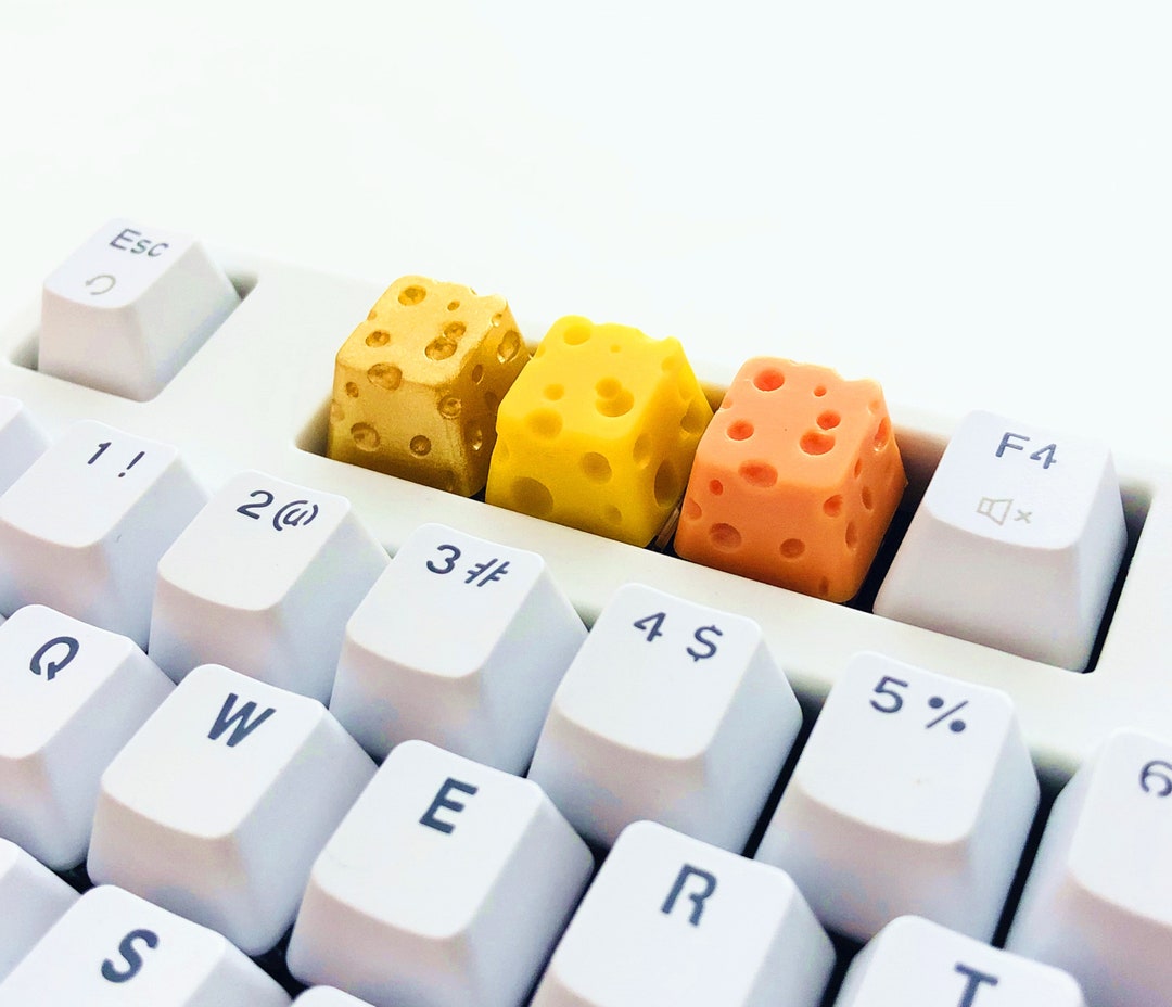Cheese Resin Keycap Handmade Artisan Key Cap R4 OEM Keycaps for Cherry ...