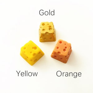 Cheese Resin Keycap Handmade Artisan Key Cap R4 OEM Keycaps for Cherry ...