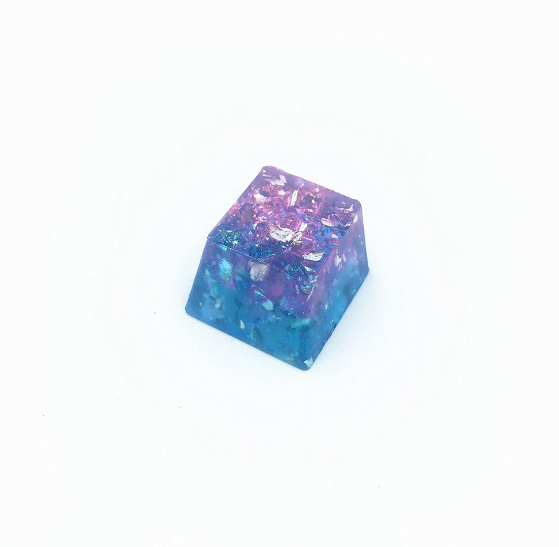 Handmade Resin & Foil Jewelry Style Keycap Artisan Backlit Key | Etsy