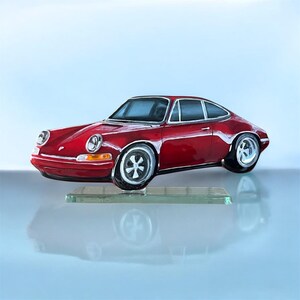Classic Porsche 911 Carrera Handmade Glass Sculpture - Etsy