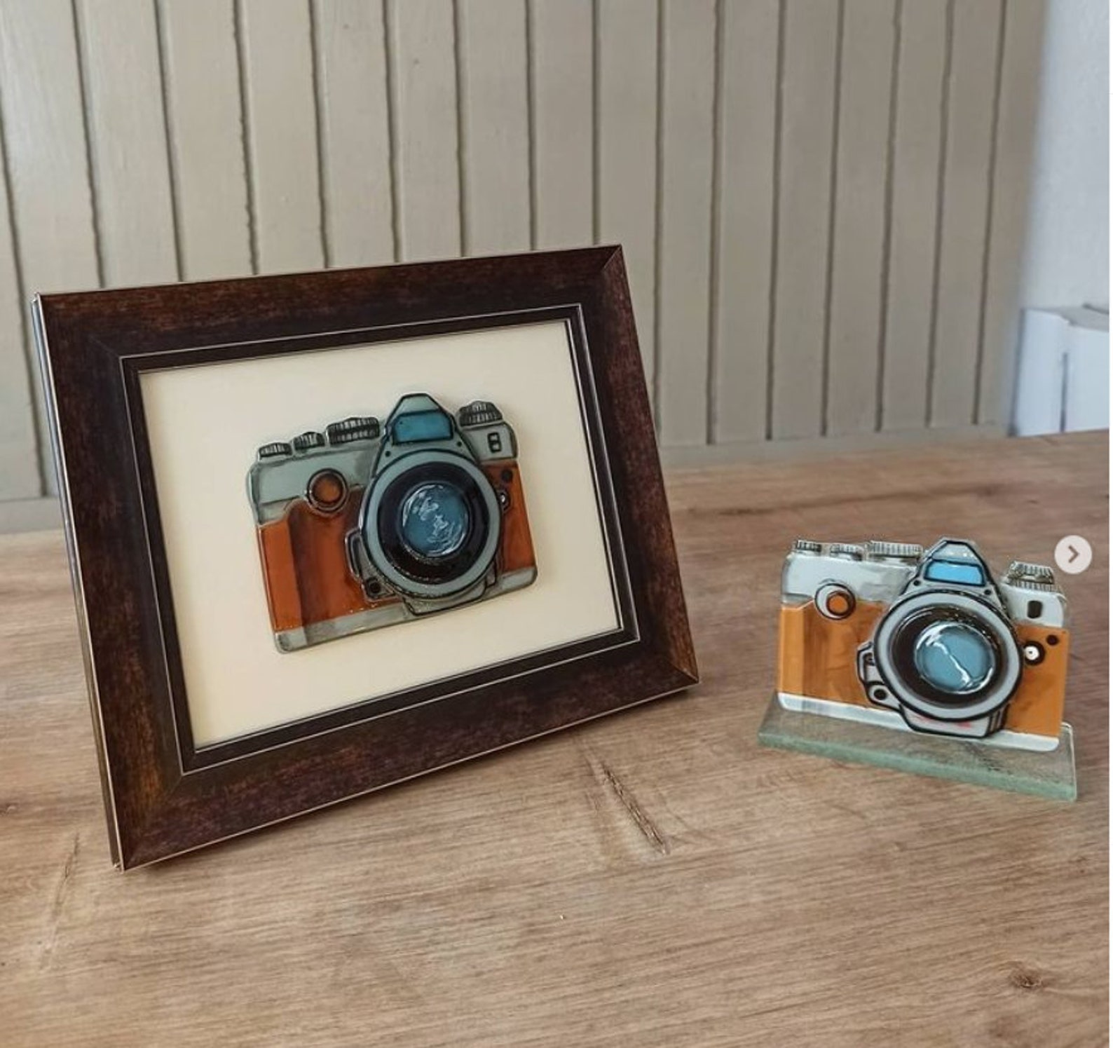 Personalized Fused Glass Photograph Machine Figurne - Etsy