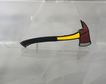 Firefighter Enamel Pin - Etsy
