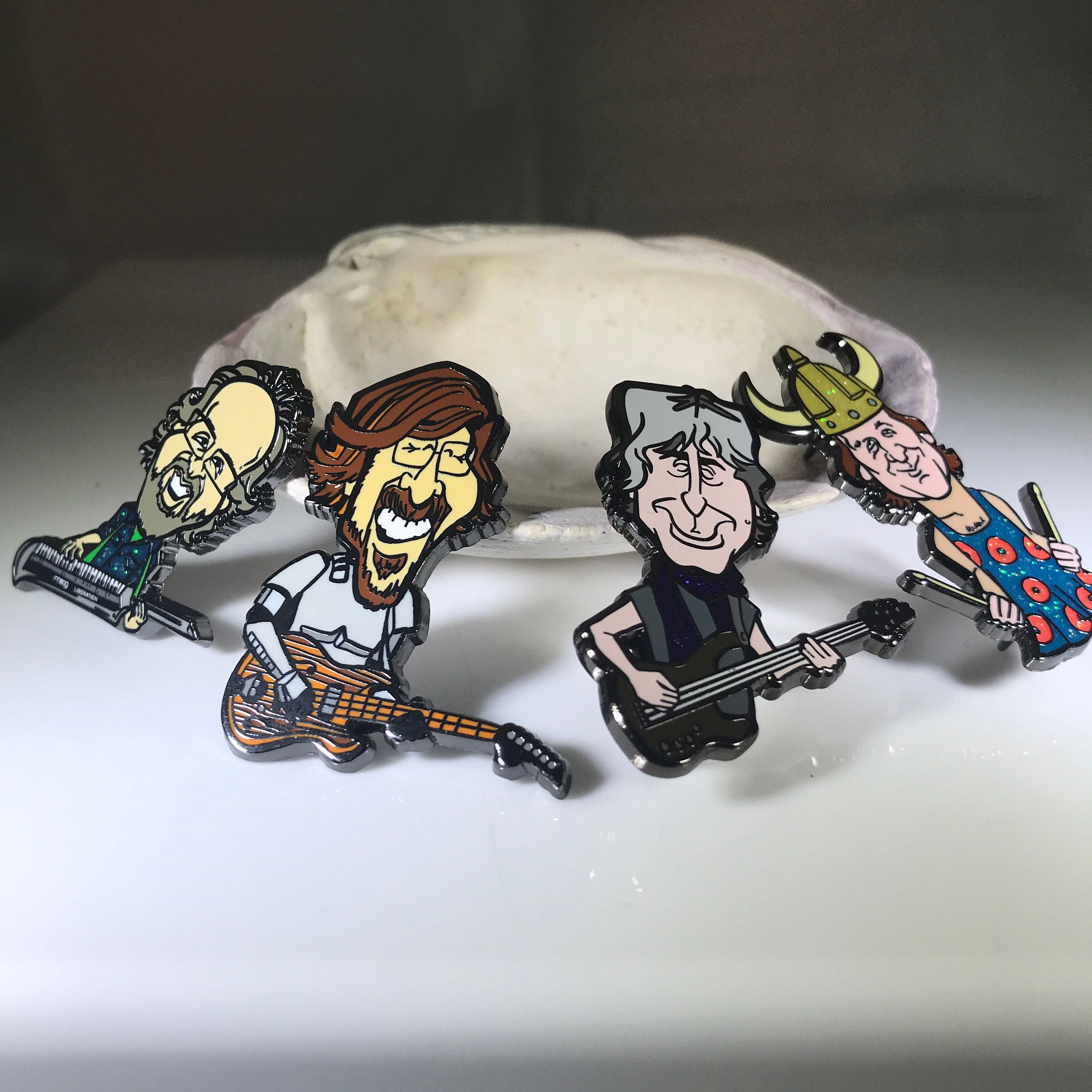 Phish Band Members Hard Enamel Pin Set or Individual Hat Pins - Etsy Israel