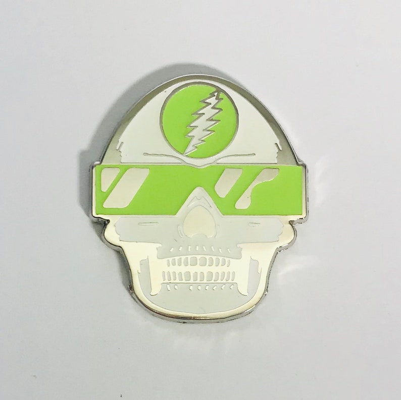 80s Dead Glow in the Dark Hat Pin Skull Limited Edition - Etsy Nederland