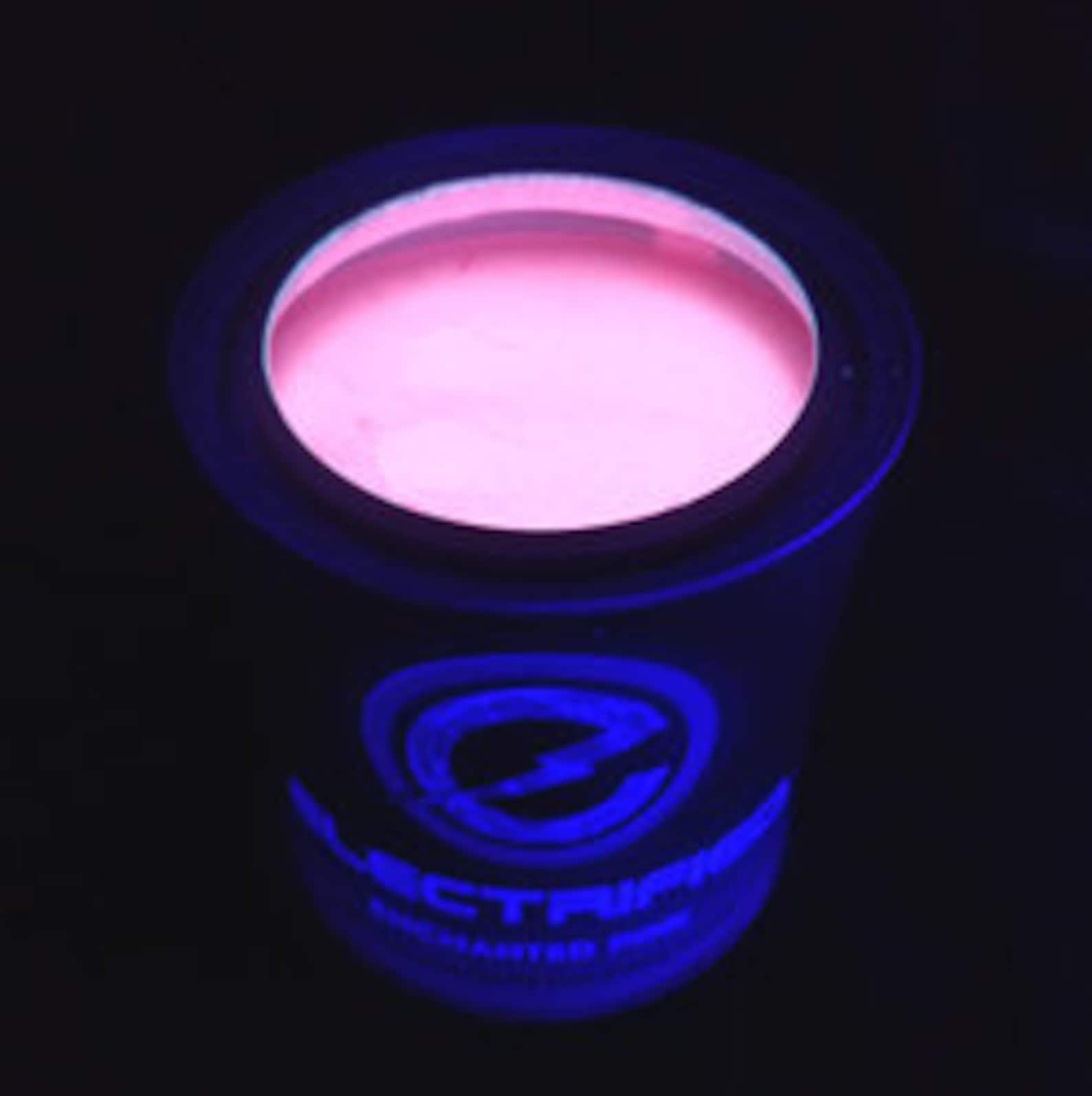 32OZ ELECTRIFIED ENCHANTED PINK Glow in the Dark Acrylic Paint - Etsy
