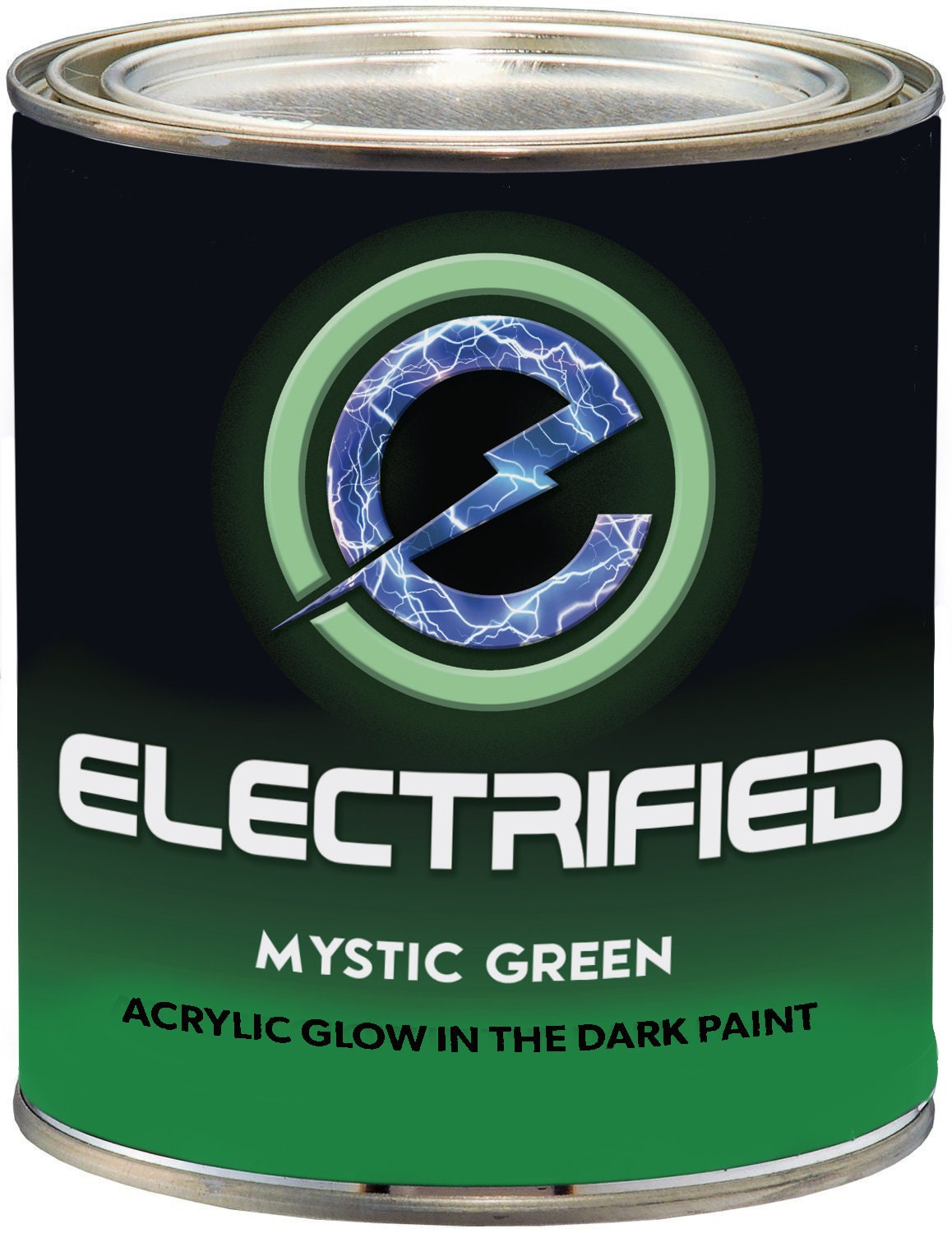 32OZ ELECTRIFIED MYSTIC GREEN Glow in the Dark Acrylic Paint - Etsy