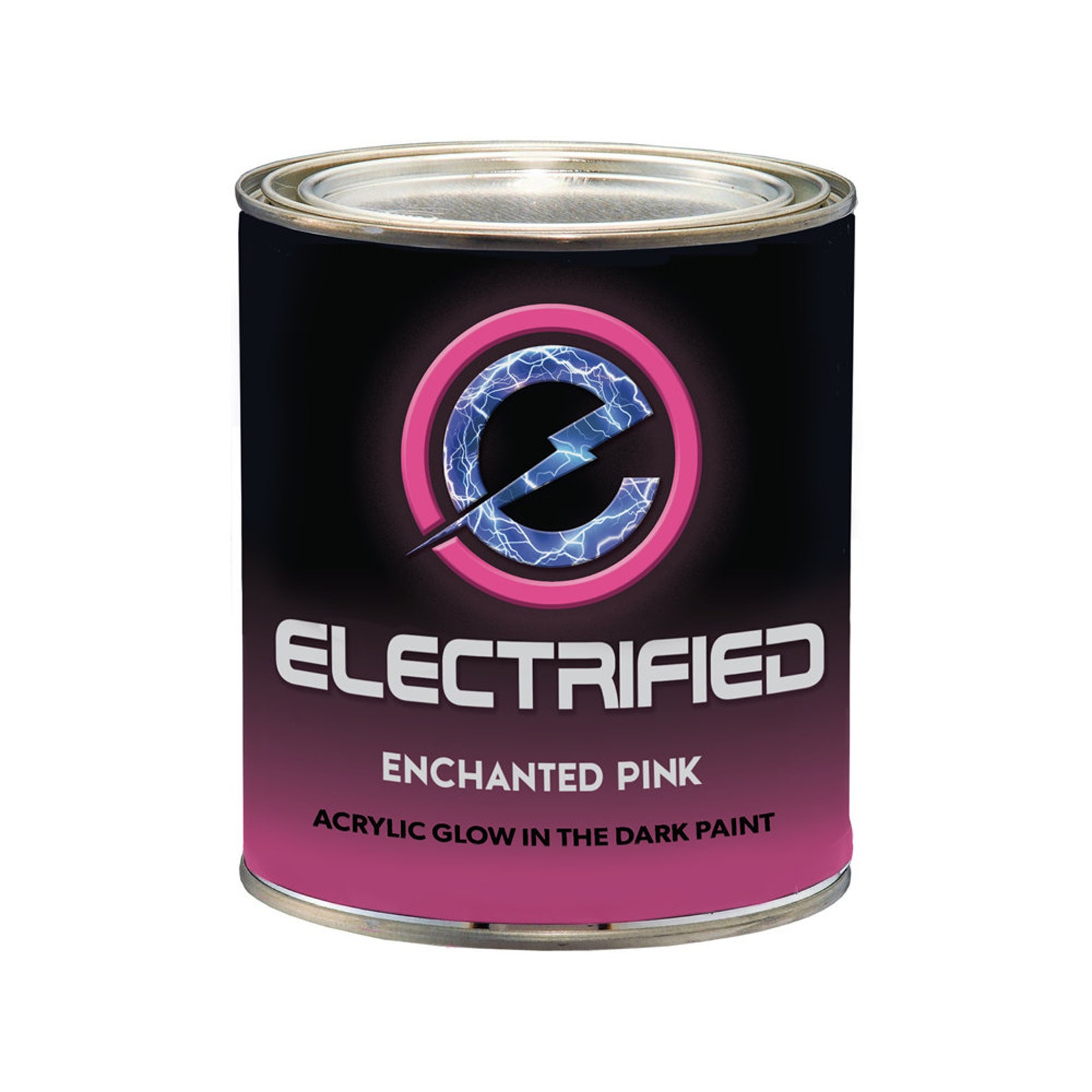 32OZ ELECTRIFIED ENCHANTED PINK Glow in the Dark Acrylic Paint - Etsy
